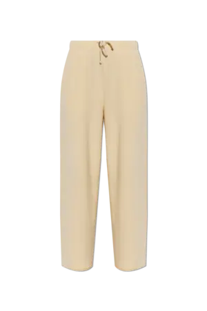 American Vintage Wide-leg Trousers - Yellow