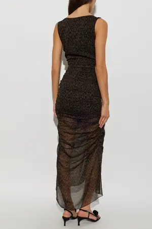 ROTATE BY BIRGER CHRISTENSEN Animal Print Dress