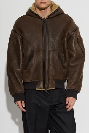 Dsquared2 Suede Jacket With Hood