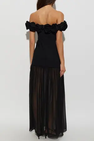 ROTATE BY BIRGER CHRISTENSEN Off-shoulder Dress