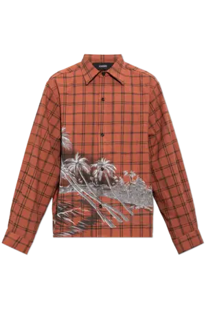 Amiri Checked Shirt - Red