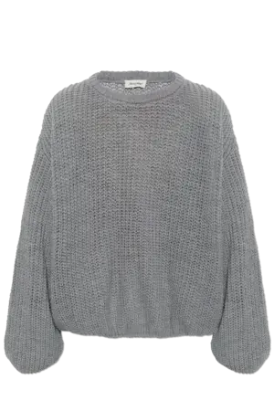 American Vintage Sweater With Decorative Knit