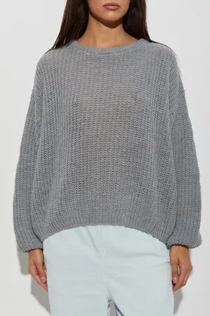 American Vintage Sweater With Decorative Knit