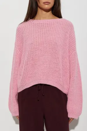 American Vintage Sweater With Decorative Knit
