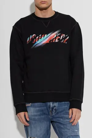 Dsquared2 Crewneck Sweatshirt With Logo Print