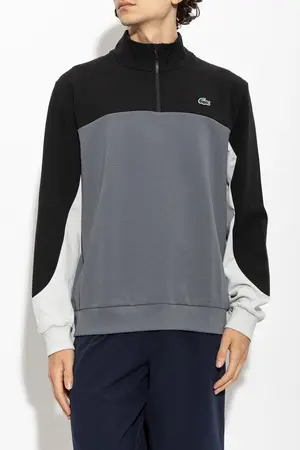 Lacoste Sweatshirt With Logo And Half-zip