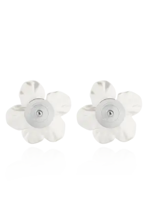 SELF-PORTRAIT Earrings With A Pearly Flower