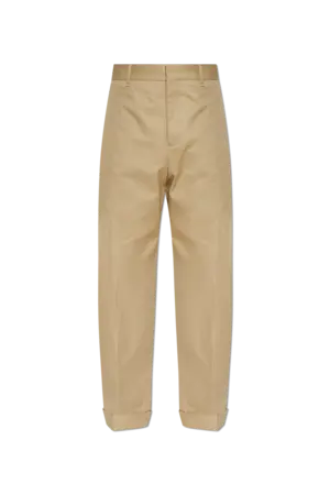 Dsquared2 Pleated Trousers - Beige