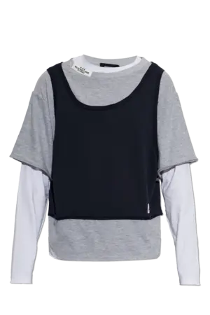 Dsquared2 T-shirt Made Of Combined Materials