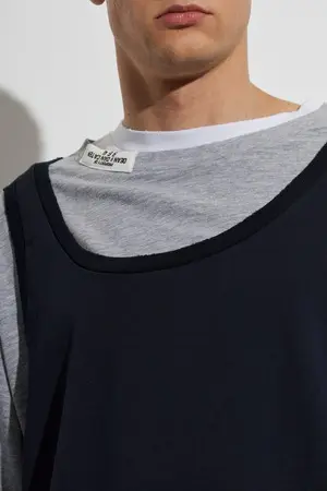 Dsquared2 T-shirt Made Of Combined Materials
