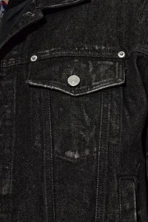 Dsquared2 Bomber Jacket Made From Mixed Materials