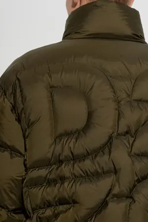 Dsquared2 Quilted Puffer Jacket With Stand Collar