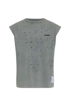 Satisfy Sleeveless T-shirt ‘mothtech - Grey