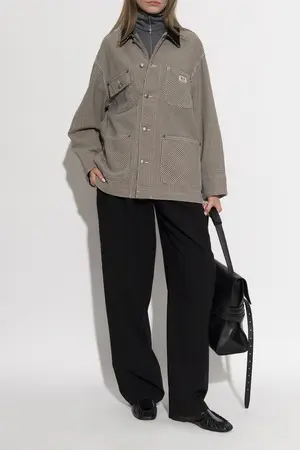 R13 Appliquéd Logo Cotton Jacket