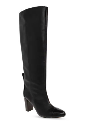 ODISSI Leather Heeled Boots