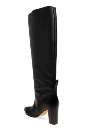 ODISSI Leather Heeled Boots