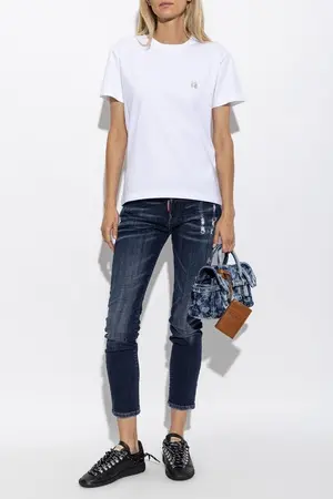 Dsquared2 T-shirt With Logo Appliqu
