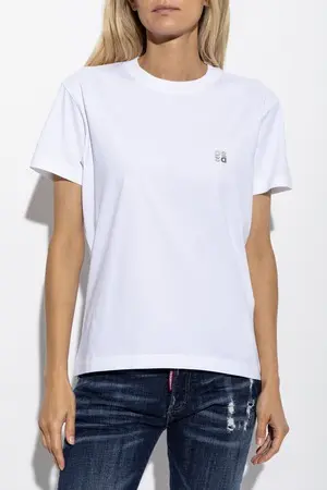 Dsquared2 T-shirt With Logo Appliqu