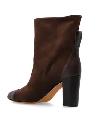 ODISSI Suede Heeled Ankle Boots