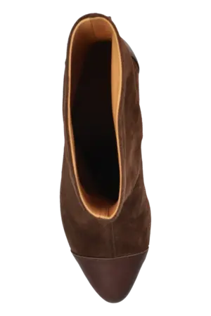 ODISSI Suede Heeled Ankle Boots