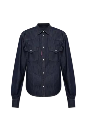 Dsquared2 Denim Shirt - Navy Blue