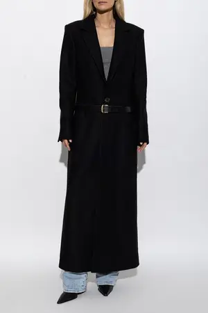 Dsquared2 Coat With Leather Belt