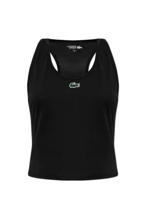 Lacoste Z" Logo Racerback Tank - Black