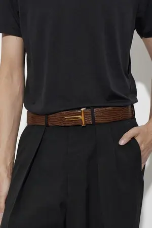 TOM FORD Reversible Leather Belt