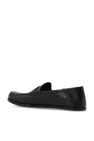 TOM FORD Embossed Leather Loafers