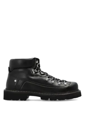Dsquared2 Canadian" Leather Ankle Boots - Black