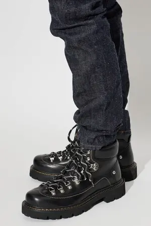 Dsquared2 Canadian" Leather Ankle Boots