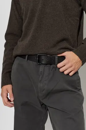 Stone Island Leather Belt
