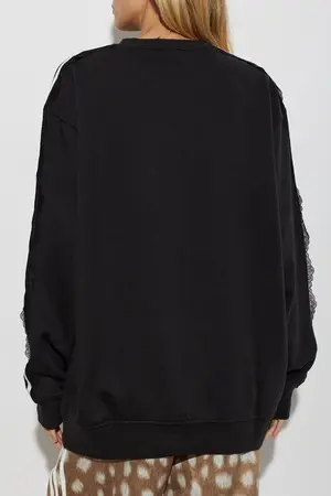 ADIDAS ORIGINALS Sweatshirt With Embroidered Logo And Lace Trim