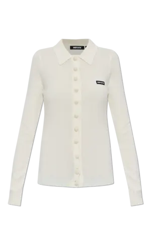 ROTATE BY BIRGER CHRISTENSEN Wool Cardigan - Cream