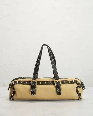 FWRD RENEW Fendi Studded Selleria Handbag