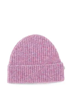 LES DEUX Ribbed Beanie - Pink