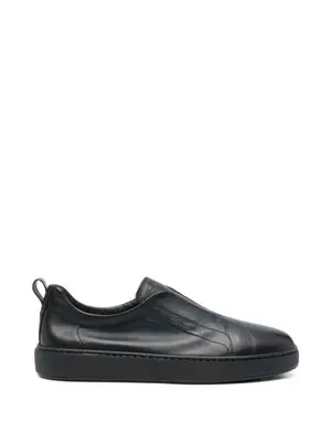 Santoni Lace-up Shoes Leather "victory - Blue