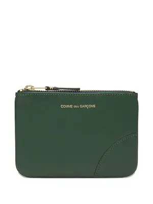 Comme Des Garçons Wallet Leather "classic Line - Green