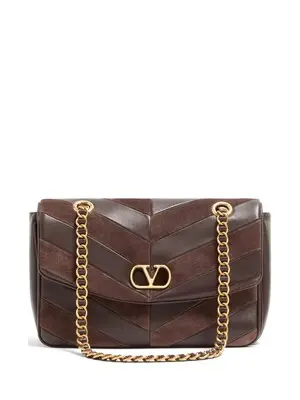 Valentino Garavani Shoulder Bag Medium Djuna - Brown