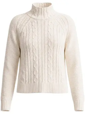 GRAN SASSO Turtleneck - White