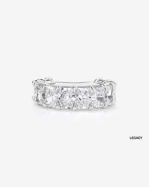 Ring Concierge Radiant Lab Diamond Band Wedding Ring - Platinum