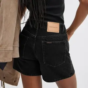 COACH OUTLET Denim Shorts In Organic Cotton