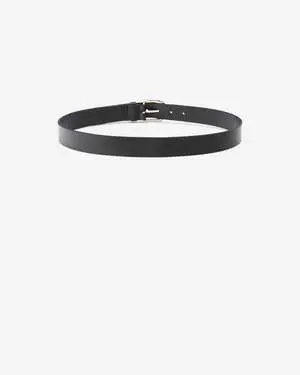 Isabel Marant Étoile Zaph Leather Belt - Black And Silver