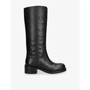 Steve Madden Riggs Leather Knee-high Boots - Black
