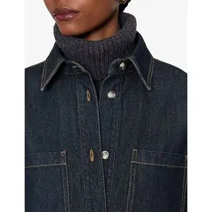 JOSEPH Idar Chest-pocket Denim Shirt