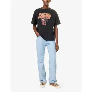 NOT BORING Fighting My Demons Graphic-print Cotton T-shirt