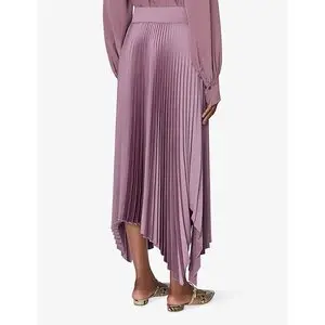 JOSEPH Ade Plissé Crepe Midi Skirt