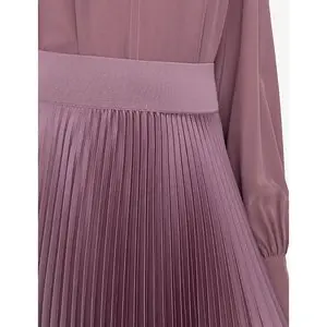 JOSEPH Ade Plissé Crepe Midi Skirt