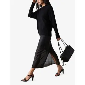 Whistles Round-neck Knitted Cashmere Jumper