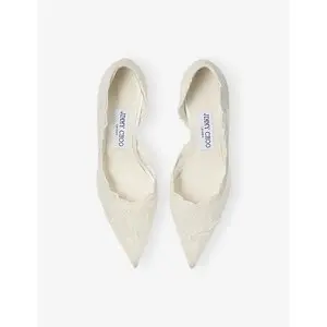 JIMMY CHOO The Faiz Lace Heeled Courts